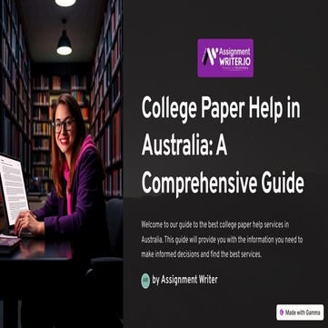 College Paper Help Services in Australia.pdf