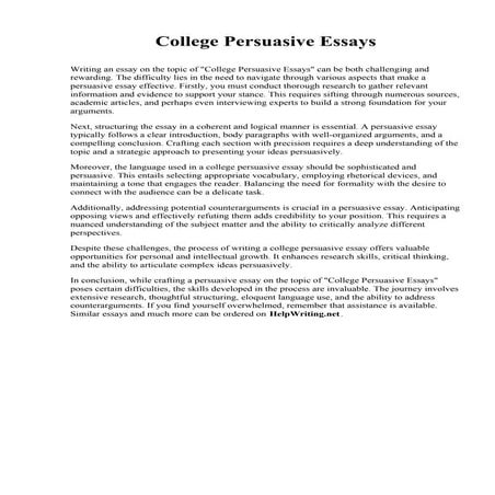 Persuasive Essay Examples College Level.pdf