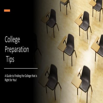 College Preparation PowerPoint | PPTX