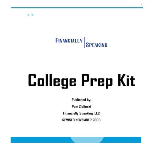 College Prep Kit | PDF