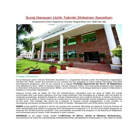 College profile | PDF | Education industry | Industries