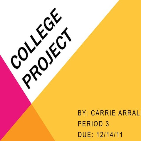 College Project Period 3 | PPT