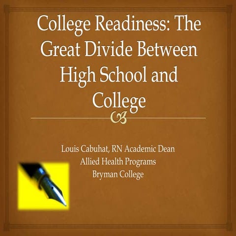College readiness | PPT