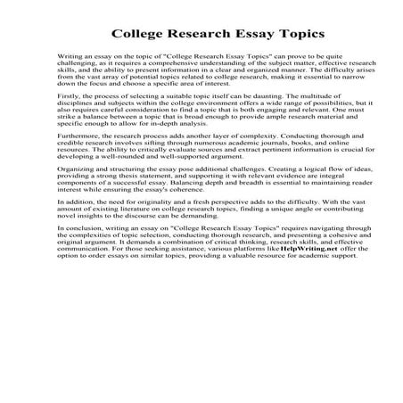 College Research Essay Examples.pdf