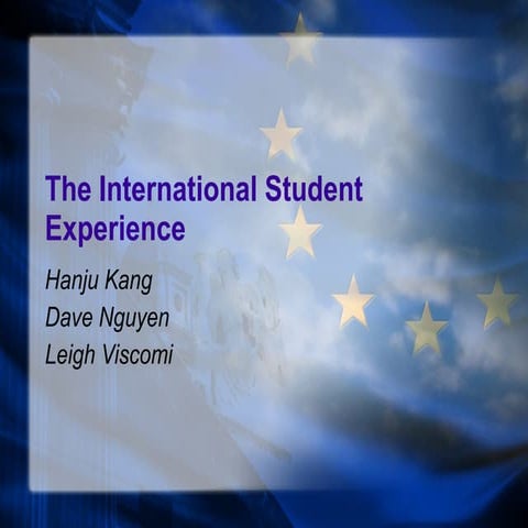 International student presentation | PPTX