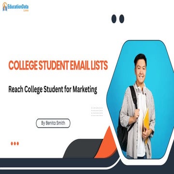 College Student Email Lists-Reach College Students for Marketing.pdf