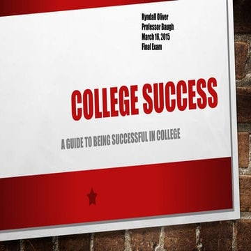 College success presentation | PPTX