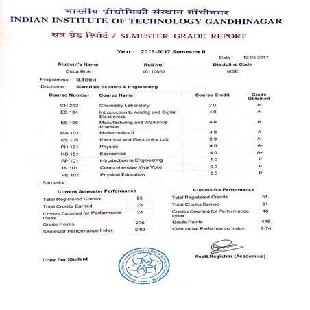 College transcript | PDF | Cameras and Camcorders | Consumer Electronics