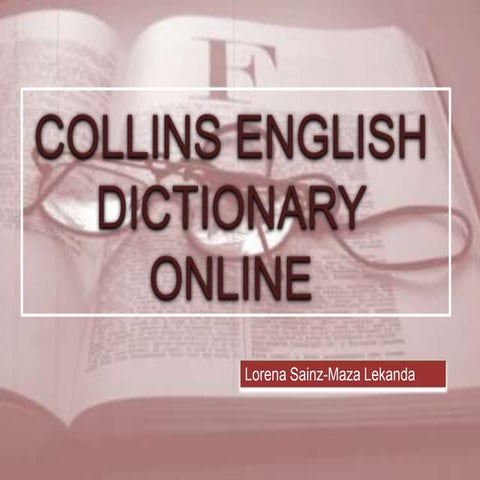 Collins English Dictionary Online | PPT