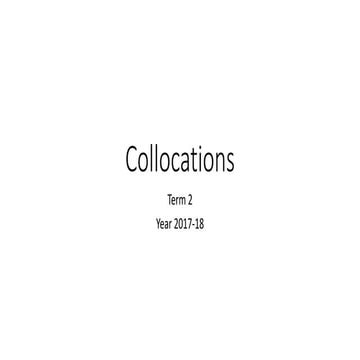 Collocations t2_17-18 | PPT