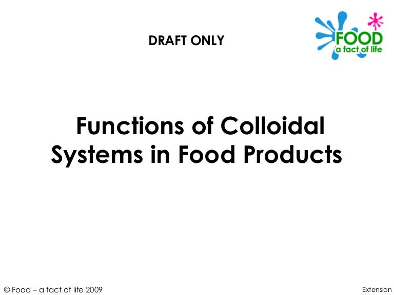 colloidal system