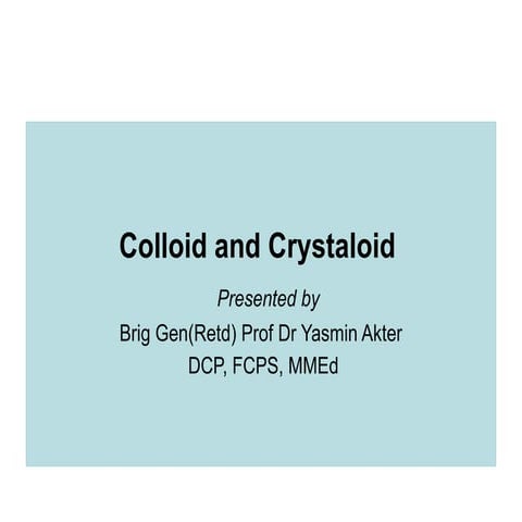 About Colloid and cystalloid solution .pptx
