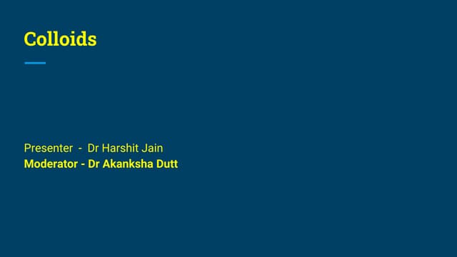 Plasma volume expanders | PPTX