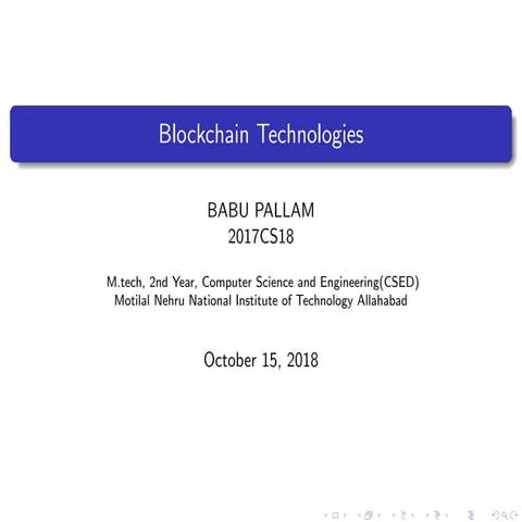 Blockchain | PPT
