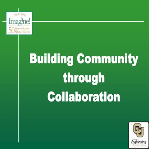 Building Community Through Collaboration | PPT
