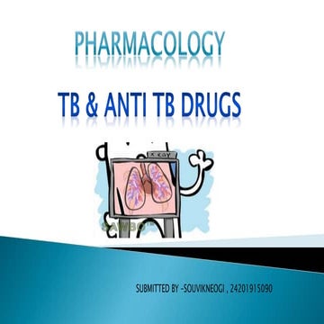 TB AND ANTI TB DRUGS | PPTX