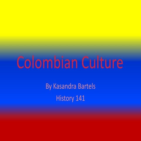Colombian culture | PDF