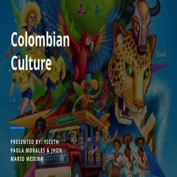 Colombian culture | PPTX