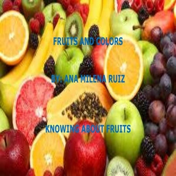 Fruits and colors | PPT