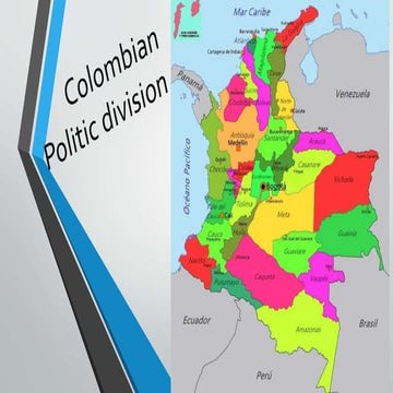 Colombian politic division 3rd grade | PPT