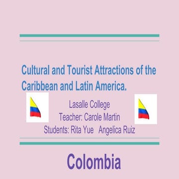 Colombia power point presentation | PPTX