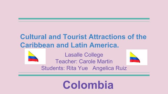 Colombia Powerpoint Country | PPT