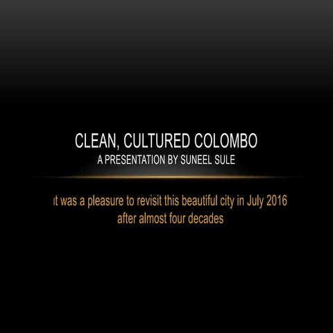 Clean, cultured Colombo | PPSX | Asia Travel | Travel Locations