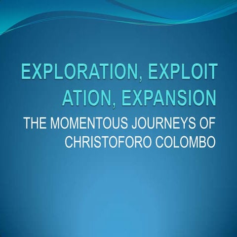 The age of exploration | PPT