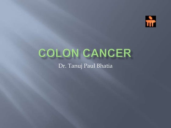 Five Things You Need to Know About Colon Cancer | PPT