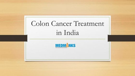Colon Cancer - Punarjan Ayurveda Hospitals | PPT