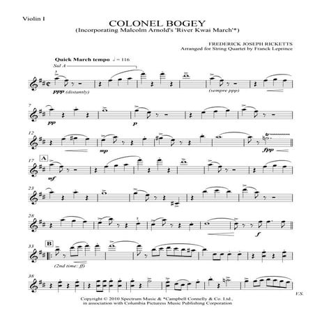 Colonel bogey v.1 | PDF