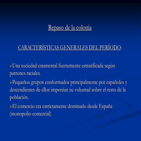 "LA COLONIA EN CHILE" | PPT