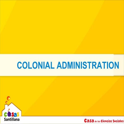 Colonial administration | PPT