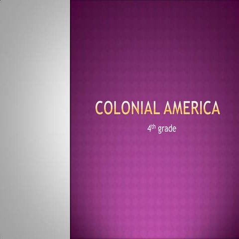 Colonial America | PPTX