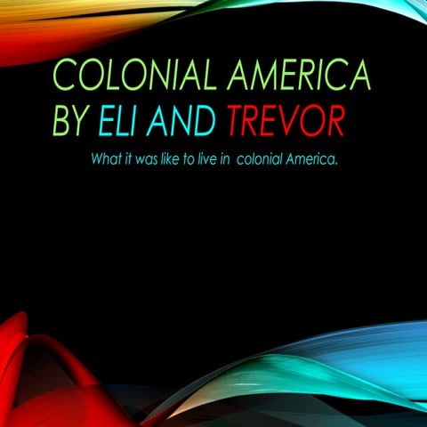 Colonial america | PPT