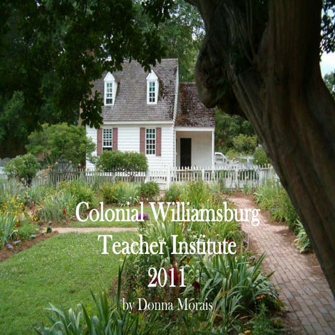 Colonial williamsburg.jamestown | PPTX