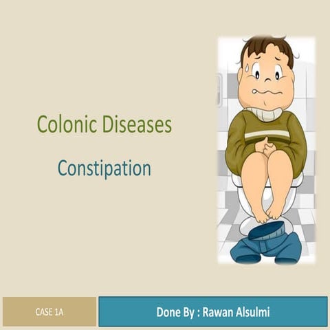 Colonic diseases-Constipation | PPT