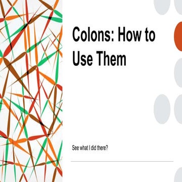 Colons and Semi-Colons grammar PowerPoint.ppt