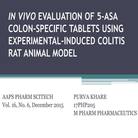 COLON TARGETED DRUG DELIVERY _ sSYSTEMS | PPTX