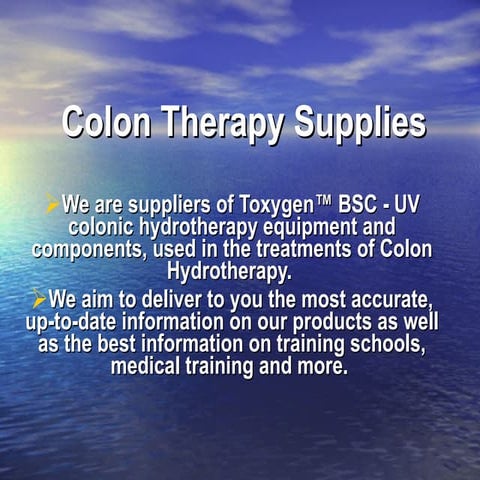 Colon therapy | PPT