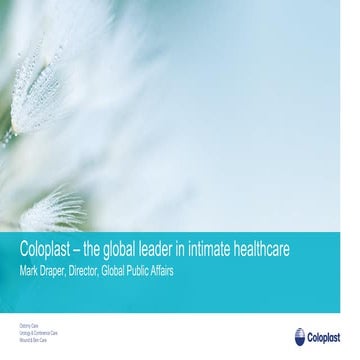 Mark Draper's presentation from the Healthcare DENMARK Ambassador ...