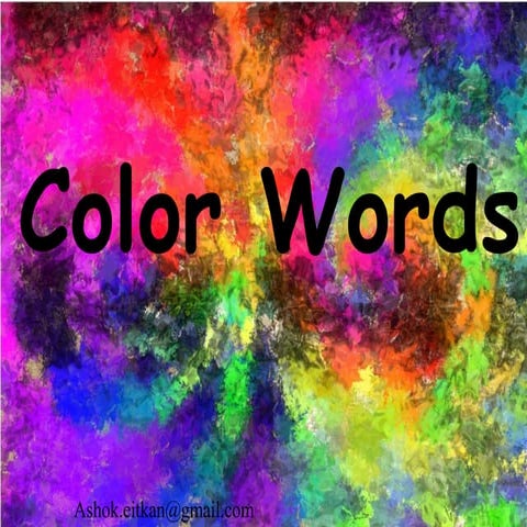 Color Words | PPT