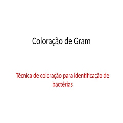 microbiologia e coloração de Gram. Membranas celulares | PPTX