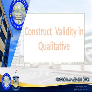 Colorada-Construct-Validity for qualitative.pptx