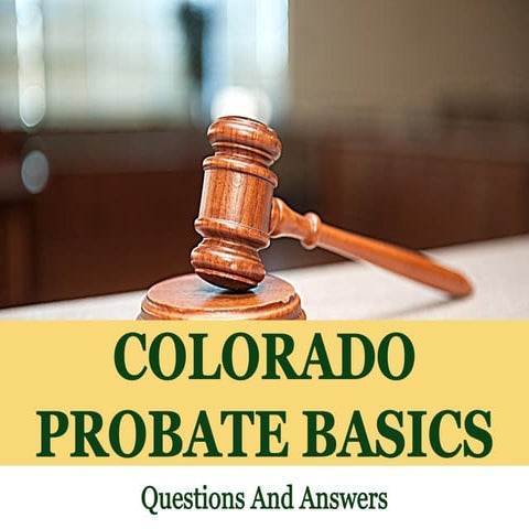 Colorado Probate Basics | PDF