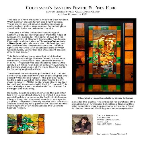 Colorado Stained Glass Brochure | PDF | Arts and Crafts | Hobbies ...