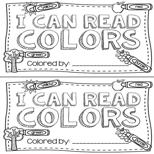 Color book freebie (Latihan mengenal warna) | PDF