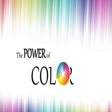Psychology of colors | PPTX