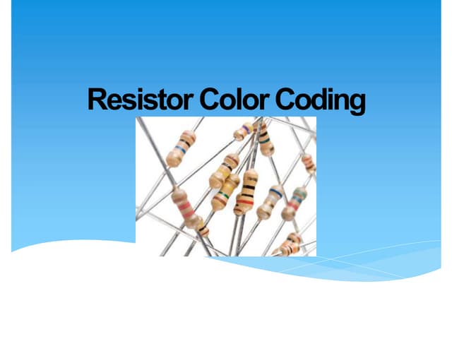 Resistor Color Coding | PDF