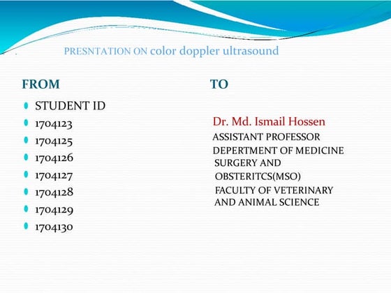 Applications of Doppler Effect in Biomedical | PDF